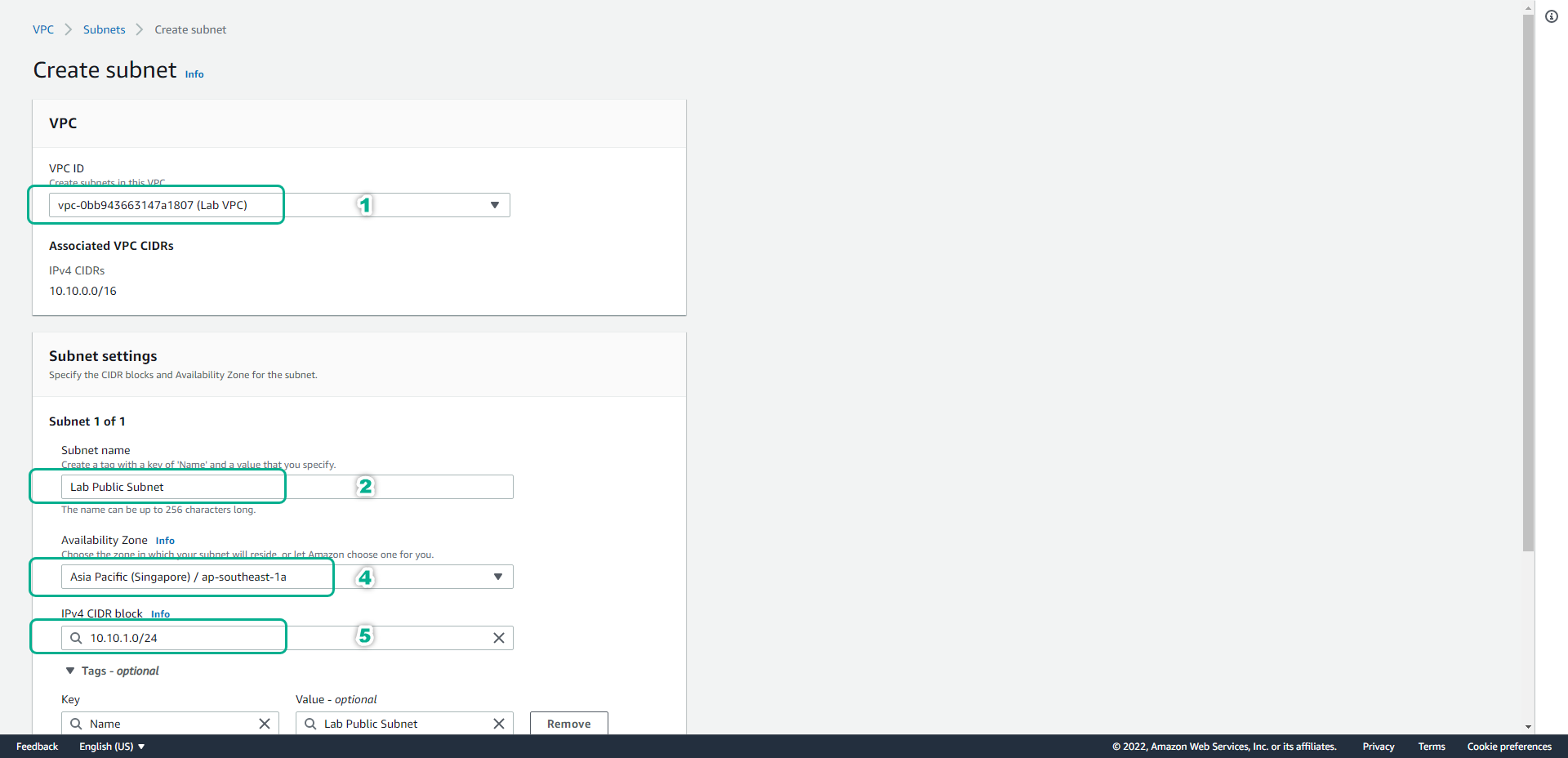 Create Public Subnet :: AWS System Manager